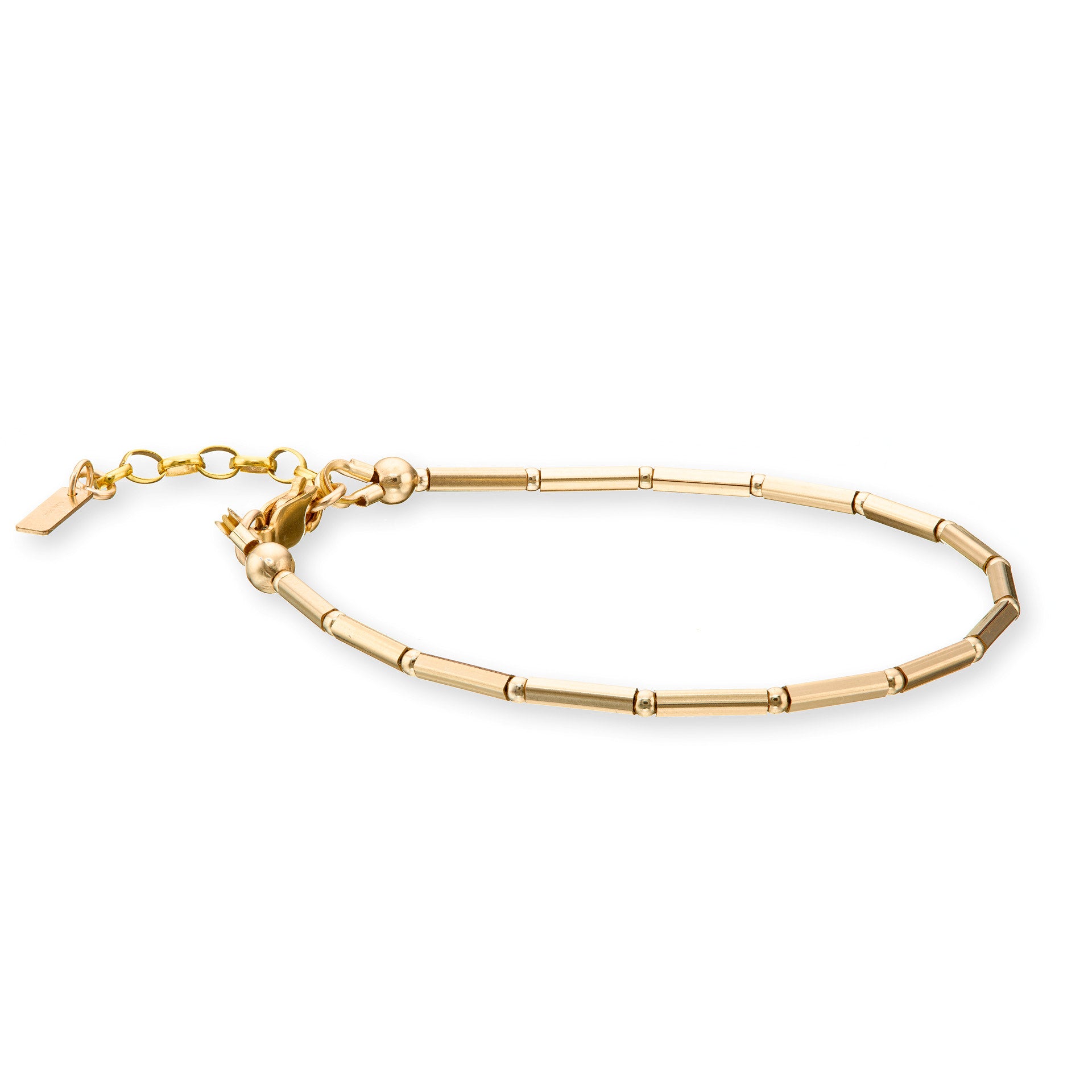 14kt Goldfill Linear Bracelet – Scribble & Stone